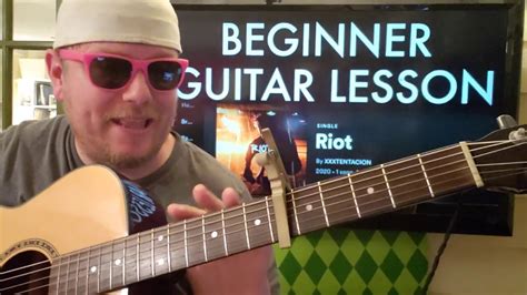 How To Play Riot By XXXTENTACION On Guitar Easy Guitar Tutorial