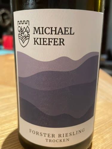 Michael Kiefer Forster Riesling Trocken Vivino US