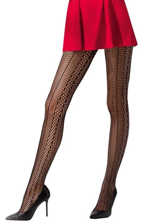 Collant Femme Résille Noire Sexy Passion TI 043 Jambissima
