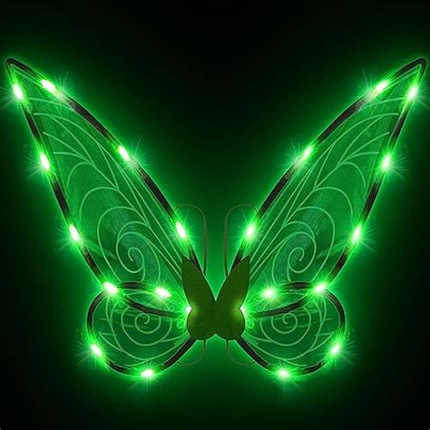 ZITOOP LED Fairy Wing Butterfly Fairy Halloween Costume Angel Wings