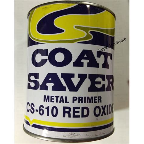 Coat Saver Metal Primer Red Oxide 1 Liter Code CS610 Shopee Philippines