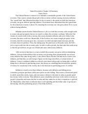 Chapter 10 Macroeconomics Naked Economics Chapter 10 Summary Drew