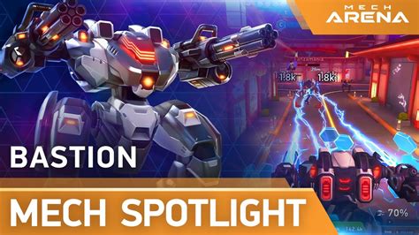 Mech Arena Mech Spotlight Bastion YouTube