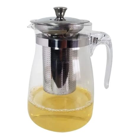Chaleira De Vidro Infusor De Inox Ml No Shoptime