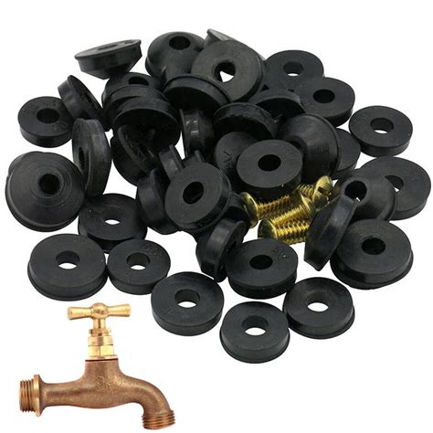Kit De Arandelas De Grifo De 58 Piezas Arandelas De Goma Biseladas