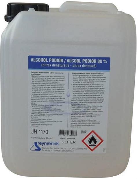 Desinfectie Alcohol Liter Jerrycan Un Bol