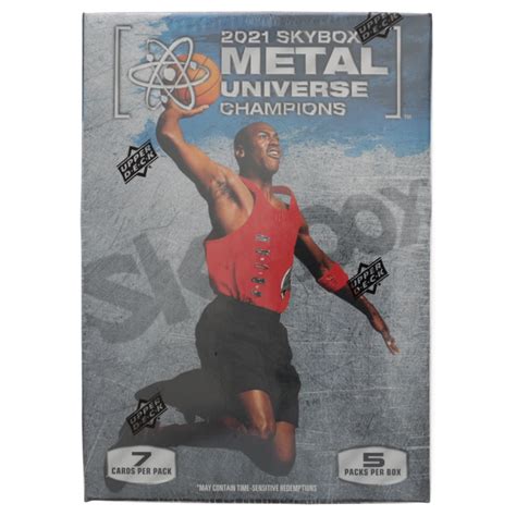 2021 Upper Deck Skybox Metal Universe Champions Blaster Box With 5