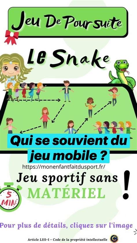 Règle du jeu du Snake version sport jeu de poursuite sportif pour