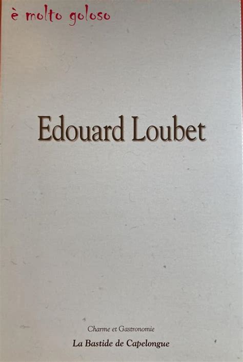Carte La Bastide de Capelongue chef Édouard LOUBET à Bonnieux en
