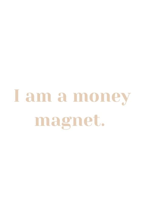 Positive Affirmationmoney Magneti Am A Money Magnet Vision Board