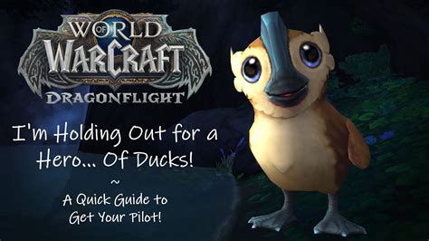 I M Holding Out For A Hero Of Ducks A Quick Guide To Get Your