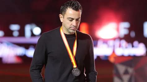 Xavi pide perdón al Barcelona por perder la Supercopa de España contra
