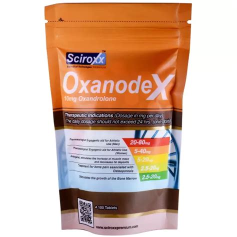 Oxanodex Oxandrolona Mg Tabs Sciroxx Premium Envia