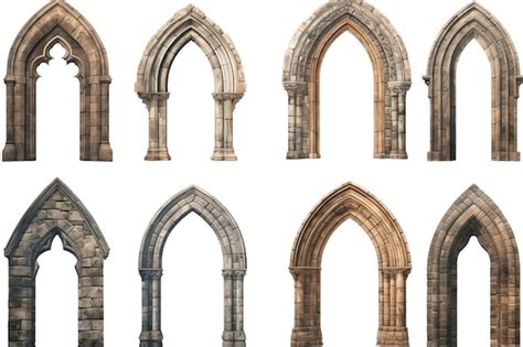 Premium Photo Vintage Stone Arch Doorway
