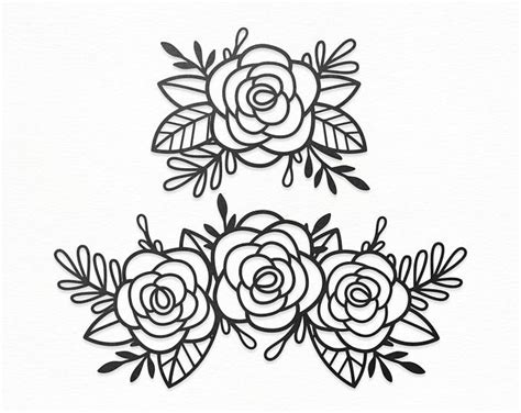 399 Flower Outline Svg Free SVG Cut Files