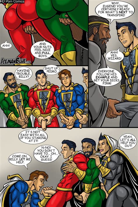 Iceman Blue Shazam Top Hentai Comics