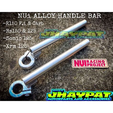 NUI ALLOY HANDLE BAR FOR RIADER 150 F I AND CARB R150 125 SONIC