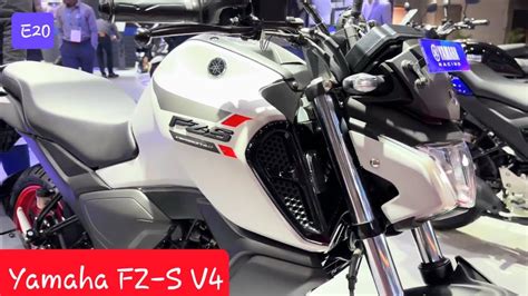 All New 2024 Yamaha Fz S V4 Matt White Colour 2 New Colours
