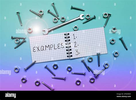 Écriture affichage de texte exemples photo conceptuelle modèle d