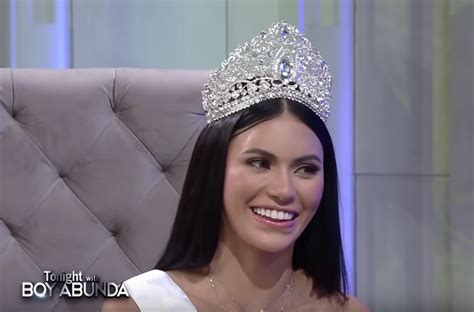 LOOK Miss Universe PH 2019 Gazini Ganados Removes Makeup On Air