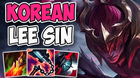 INSANE KOREAN CHALLENGER LEE SIN SOLO CARRY GAMEPLAY CHALLENGER