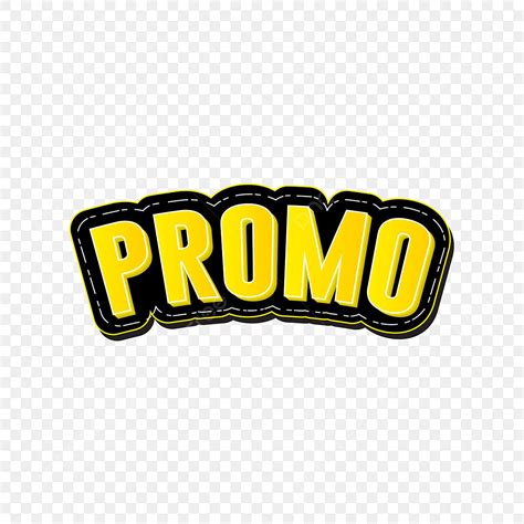 Letras De Promoción Con Fuente Amarilla PNG dibujos Promoción Rebaja