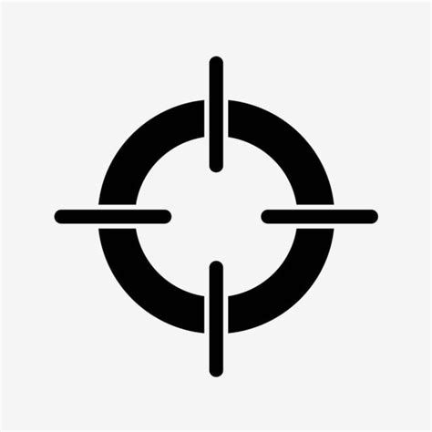 Vector ícone De Alvo PNG Objectivo Design Elemento Imagem PNG e