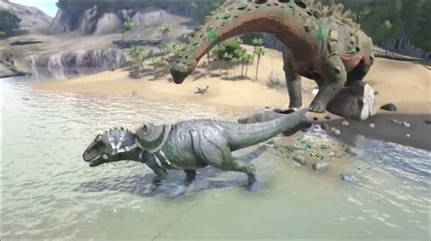 Ark Survival Evolved Imprinted GIGA Vs TITANOSAUR On A OfficialServer