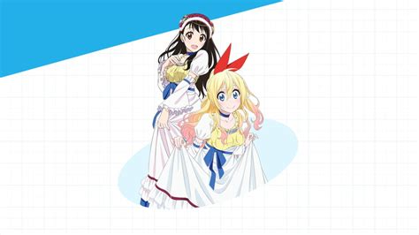Two People People Onodera Kosaki Full Length Anime Girls Nisekoi