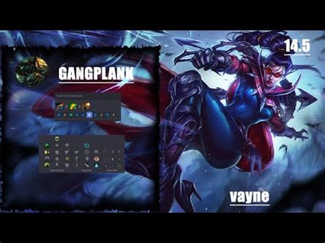 VAYNE Vs GANGPLANK TOP OURO 4 NA 14 5 YouTube