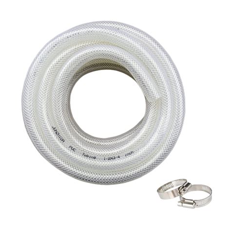 Buy Id X Od Ft High Pressure Braided Clear Pvc Vinyl