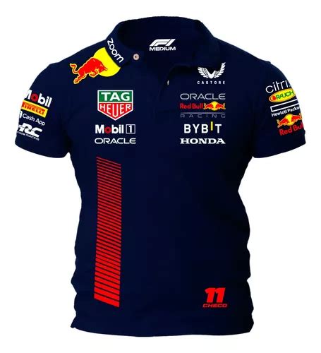Playera Tipo Polo Sergio Checo Perez Rb F Meses Sin Inter S