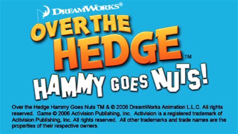 Over The Hedge Hammy Goes Nuts Images Launchbox Games Database