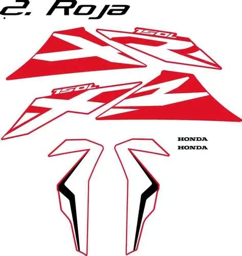 Kit Calcomanías Honda Xr 150 Cuotas sin interés