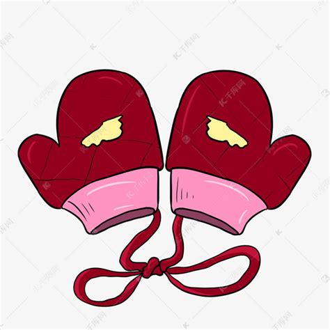 冬季红色手套素材图片免费下载 千库网