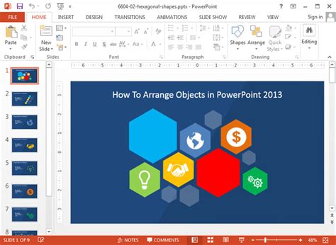 How To Arrange Objects In PowerPoint 2013