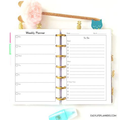 Printable Planner Inserts Printable Word Searches