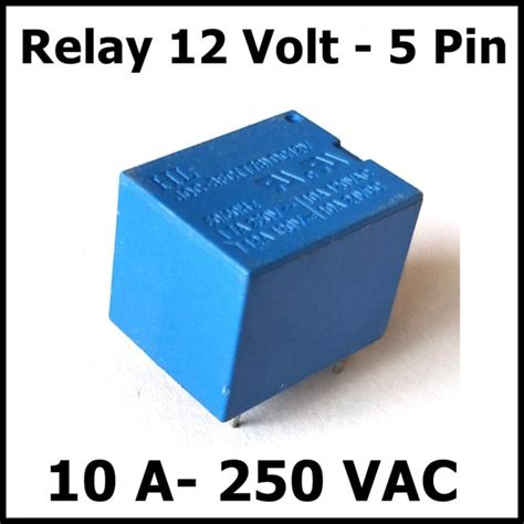 Jual Relay 12 Volt 12V 5 Pin 5P 5 Kaki Shopee Indonesia