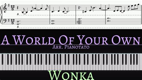 A World Of Your Own Wonka Timothée Chalamet Piano cover by