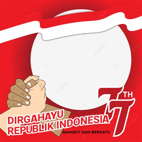 Huts Vector Hd PNG Images Twibbon Hut Kemerdekaan Republik Indonesia