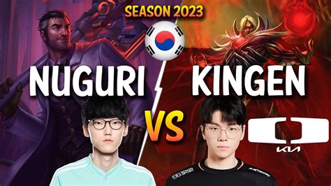Nuguri Vs Dk Kingen Nuguri Jayce Vs Kingen Vladimir Top Patch
