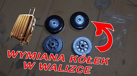 Wymiana kółek walizki podróżnej Janusz Naprawia YouTube