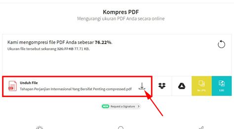 Cara Mengecilkan Ukuran File PDF Secara Online Tanpa Aplikasi Bimbel