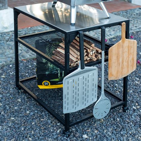 Ooni Bord Med Hjul Medium Ooni Pizzaovn Tilbeh R Tbs Grillshop