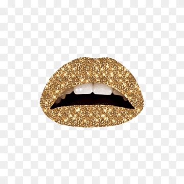 Gold Glitter Lips Png Lipstutorial Org