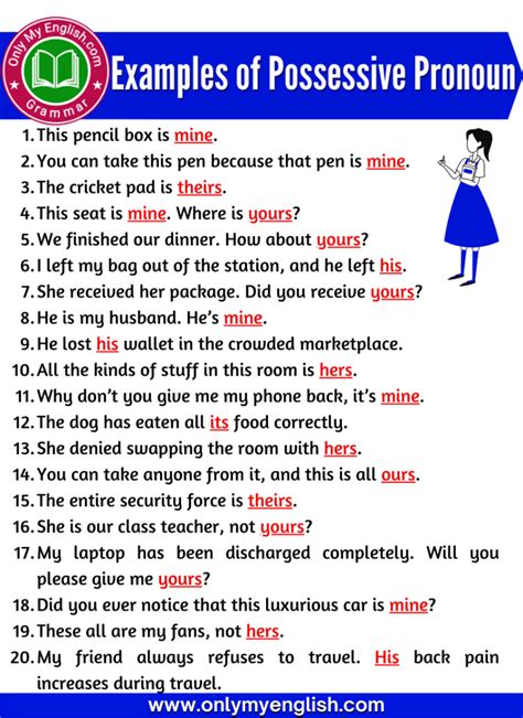 Sentences With Possessive Nouns