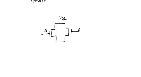solved 5 figure below shows two circuits the inverter shown in the circuits are realized using