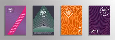 La Couverture G Om Trique Minimale Illustration De Vecteur