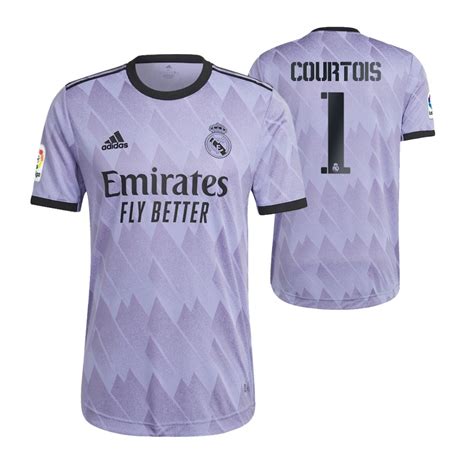 Maillot Real Madrid Thibaut Courtois 1 Extérieur 2022 2023
