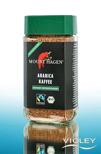 Mount Hagen Arabica Kaffee Instant Entkoffeiniert 100 G